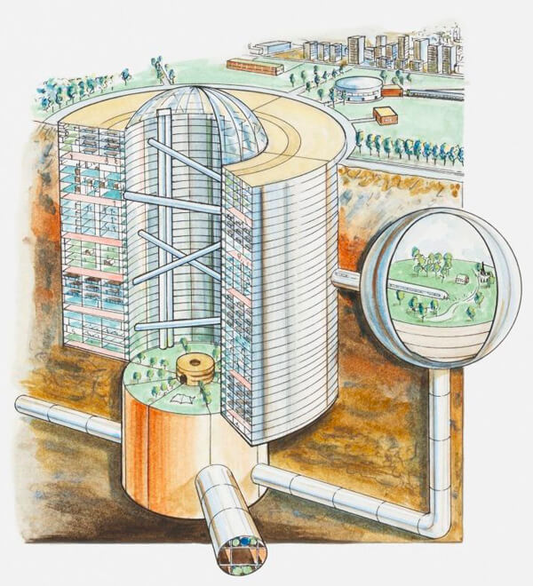 Ville souterraine en béton | ByBeton