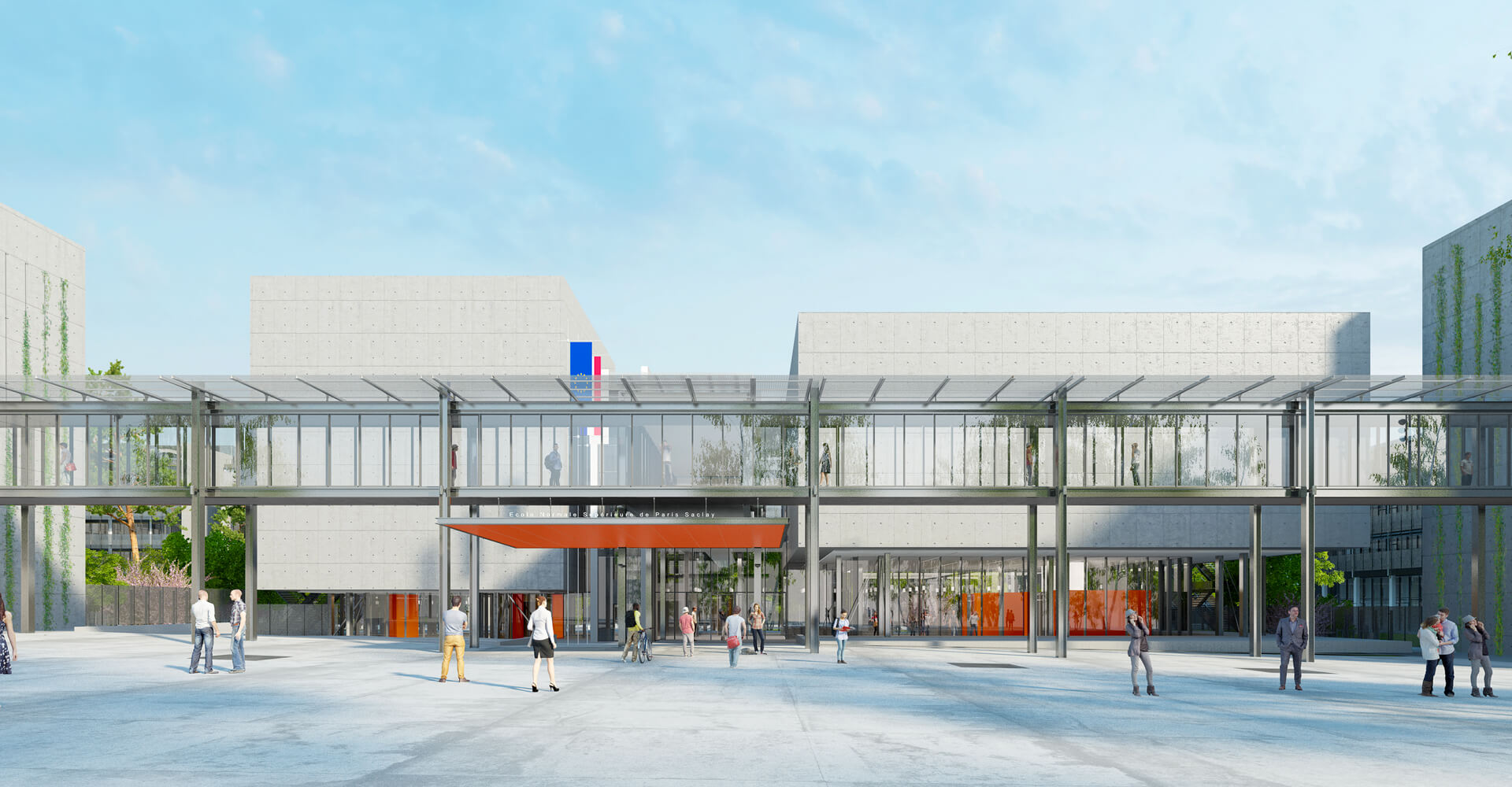 ENS Paris-Saclay : un triple défi pour le béton - ByBeton